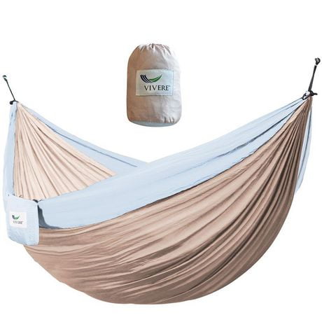 Click here for Vivere Double Nylon Parachute Hammock - Sand And S... prices