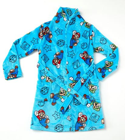SUPER MARIO BLUE SOFT ROBE | Walmart Canada