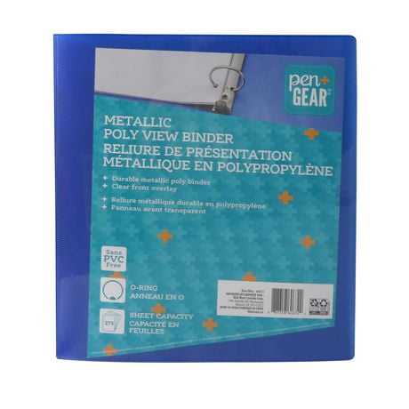 Pen + Gear Metallic Poly View Binder - Walmart.ca