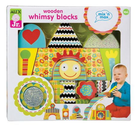 ALEX Toys Jr. Mix'n MAX Wooden Whimsy Blocks | Walmart Canada