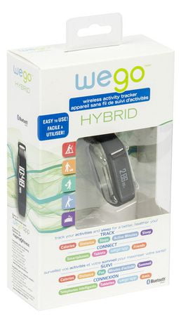 WeGO HYBRID -wireless wristband tracker for activities and sleep ...