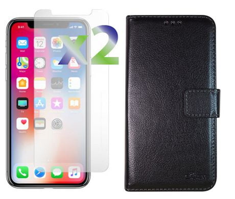Click here for Exian Iphone X Screen Protectors X 2 And Pu Leathe... prices