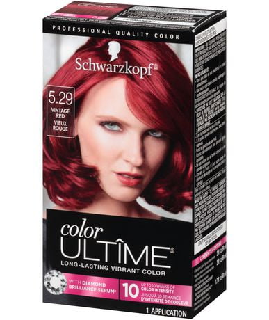 Schwarzkopf Color Ultîme Long-Lasting Vibrant Color 5.29 Vintage Red ...