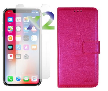 Click here for Exian Iphone X Screen Protectors X 2 And Pu Leathe... prices