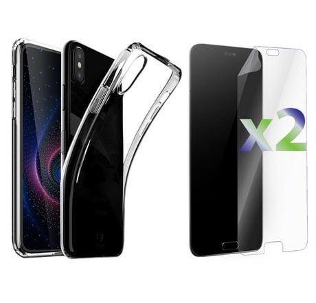 Click here for Exian Huawei P 20 Screen Protectors X 2 And Tpu Sl... prices