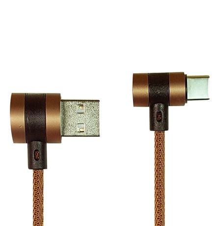 Click here for Exian Type-C Usb Nylon Braided Cable With 90 Angle... prices