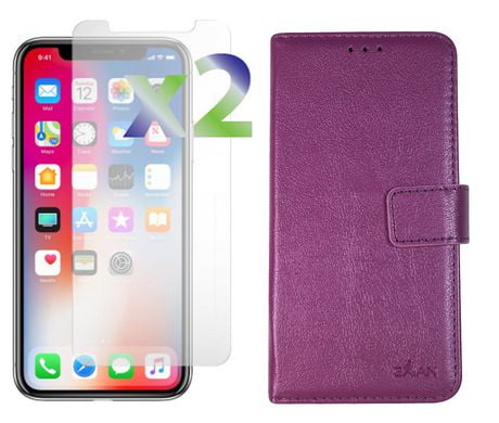 Click here for Exian Iphone X Screen Protectors X 2 And Pu Leathe... prices