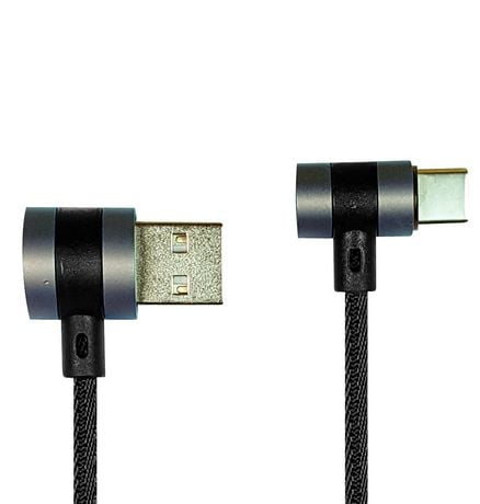 Click here for Exian Type-C Usb Nylon Braided Cable With 90 Angle... prices