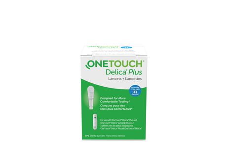 OneTouch® Delica® Plus 33G Lancet (100) - Walmart.ca