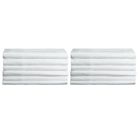 Chelsea Blend 250 TC Stripe Cotton Rich 12 PACK Pillow Cases | Walmart ...