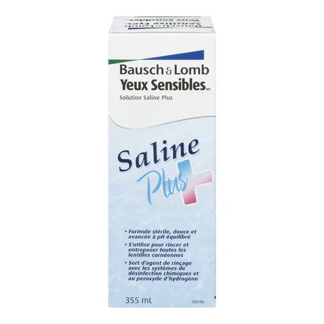 Bausch & Lomb Sensitive Eyes Multi-Purpose Solution Saline Plus ...
