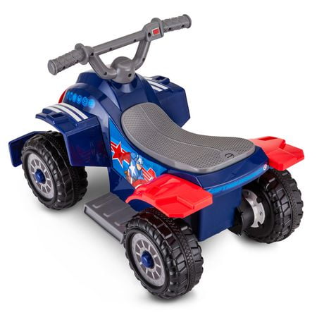 KidTrax Kid Trax 6V Marvel Captain America Quad Ride on Vehicle ...