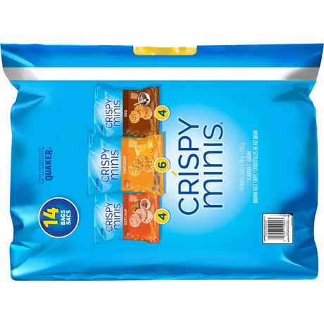 Quaker Crispy Minis Gluten-Free Variety Packs 14ct Rice Chips | Walmart ...