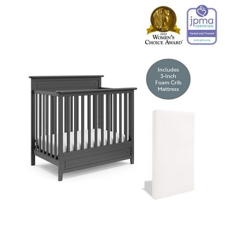 Click here for Storkcraft Petal 5-In-1 Convertible Mini Crib With... prices