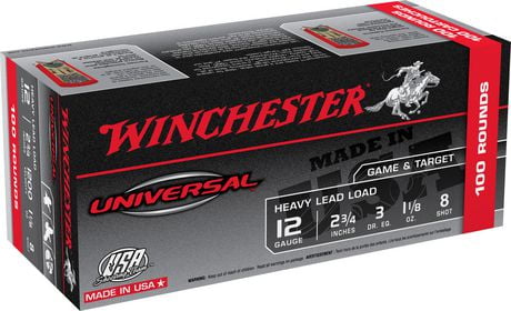 Winchester Universal Game & Target Load 12-Gauge 8 Shot Ammunition ...