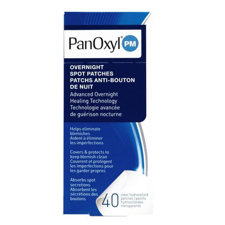 PanOxyl PM Overnight Spot Patches, Clear, 40ct - Walmart.ca