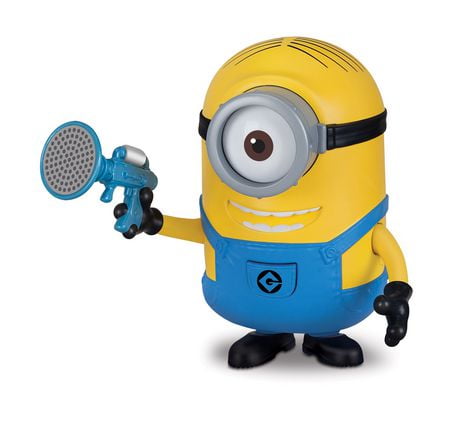 Despicable Me 3 Deluxe Talking Stuart Action Figure with Blaster Minion ...