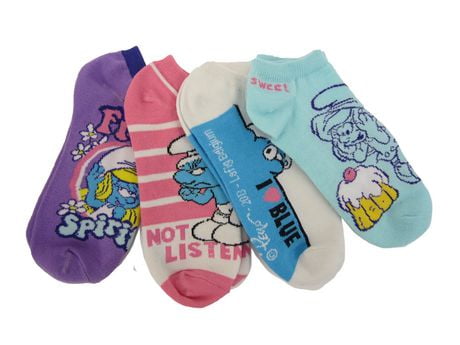 SMURFS Socks for Juniors - 4 Pairs | Walmart Canada