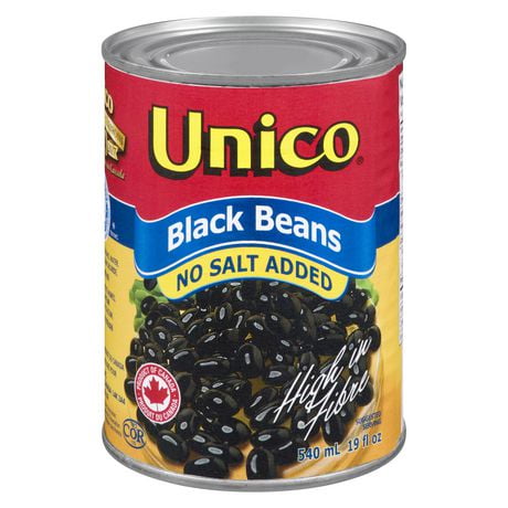 Unico No Salt Added Black Beans | Walmart Canada