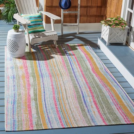 Click here for Safavieh Summer Wenona Striped Distressed Area Rug... prices