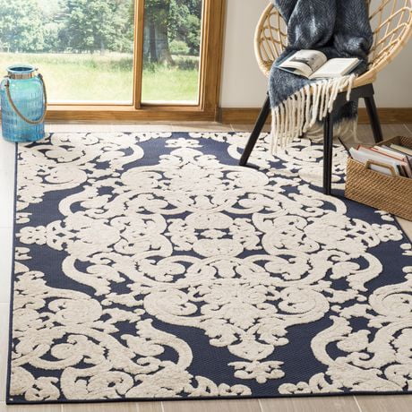 Click here for Safavieh Monroe Clarence Floral Area Rug Navy 8 X... prices
