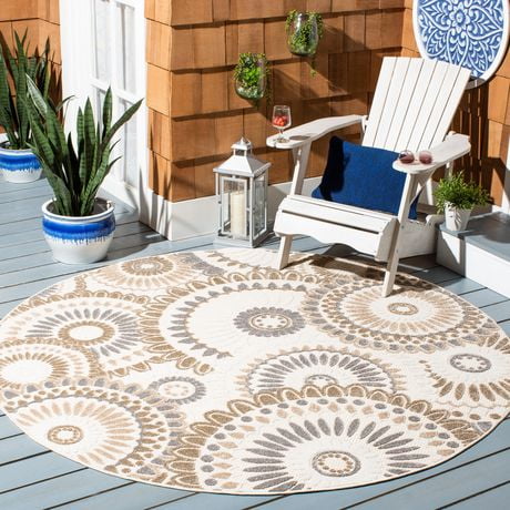 Click here for Safavieh Cabana Marina Suzani Outdoor Area Rug Gre... prices