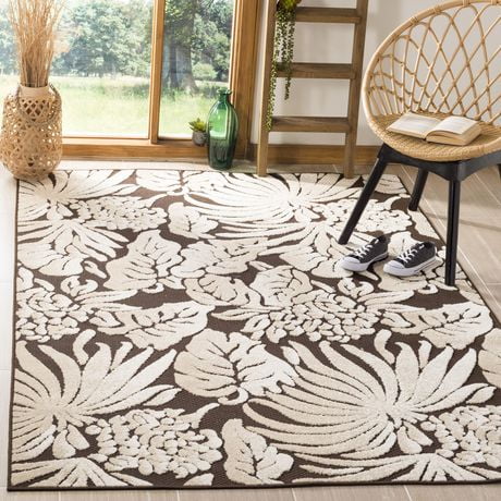 Click here for Safavieh Monroe Zavia Floral Outdoor Area Rug Brow... prices