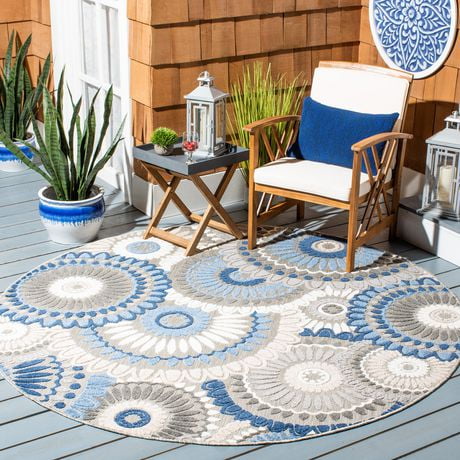 Click here for Safavieh Cabana Marina Suzani Outdoor Area Rug Gre... prices