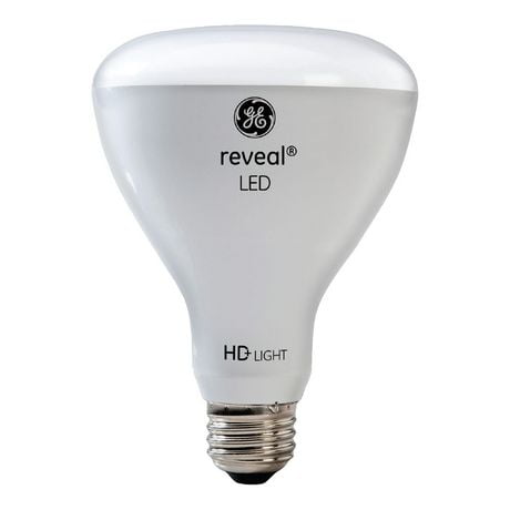 General Electric 9W HD+ LED R30 Reveal Light Bulb | Walmart Canada