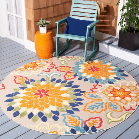 Click here for Safavieh Cabana Sophie Floral Outdoor Area Rug Ivo... prices