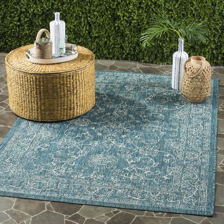 Click here for Safavieh Courtyard Bryan Distressed Outdoor Area R... prices