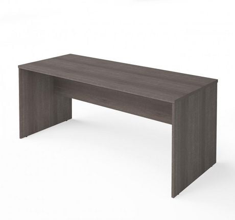 Click here for Bestar I3 Plus Executive Desk Bark Gray 30 X 72 prices
