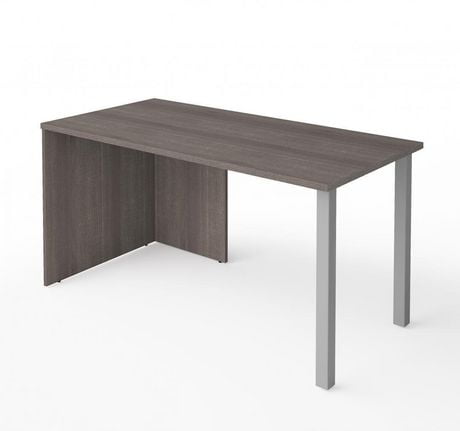 Click here for Bestar I3 Plus Table With Metal Legs Bark Gray 30I... prices