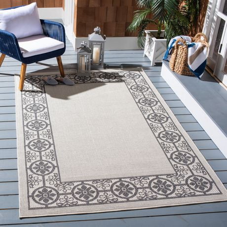 Click here for Safavieh Bermuda Zoey Floral Bordered Outdoor Area... prices