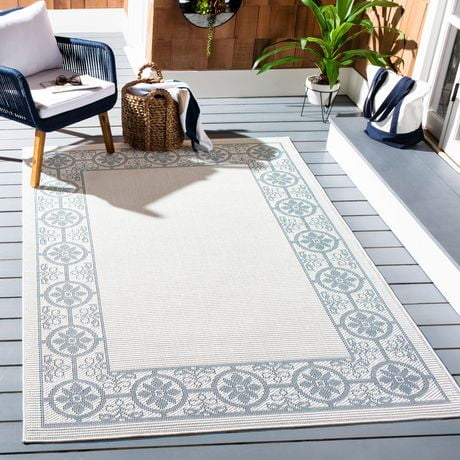 Click here for Safavieh Bermuda Zoey Floral Bordered Outdoor Area... prices