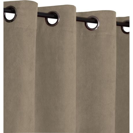 Click here for Safdie & Co. Curtain Faux Suede 84L Dark Taupe Tau... prices