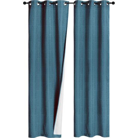 Click here for Safdie & Co. Curtain Room Darkening 84L Bluestone... prices