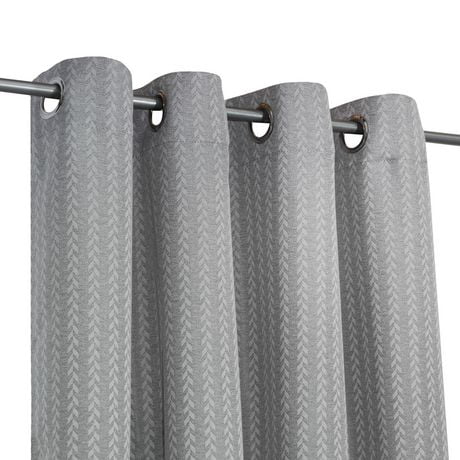 Click here for Safdie & Co. Curtain Jacquard Noemie 84L Silver Si... prices
