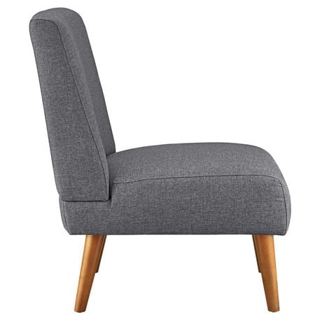 Mainstays Armless Swoop Chair with Wood Legs | Walmart Canada