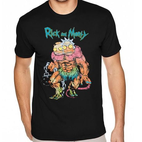 Click here for Mens Rick And Morty Graphic T Shirt Black L prices