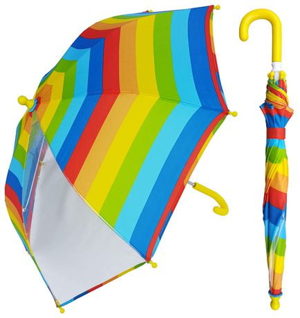Click here for Rainstoppers Kids Stripe Stick Umbrella With Clear... prices