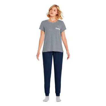 George Women's Notch Collar Pajama Set - Walmart.ca
