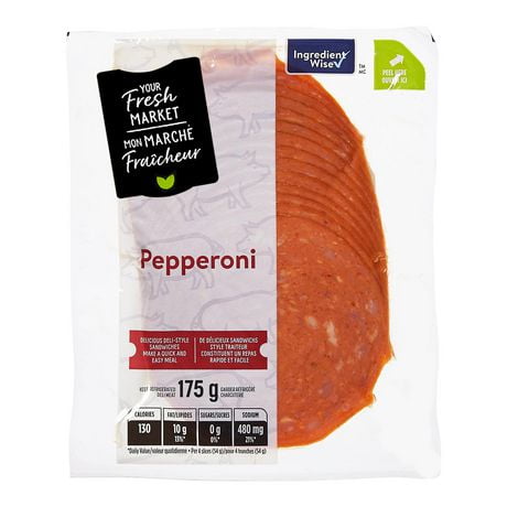 Your Fresh Market Pepperoni, 175 g - Walmart.ca