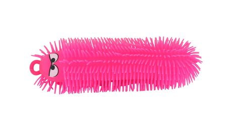 Kid Connection Light Up Puffer Worm 16483 Lighting and Squish Neon Pink ...