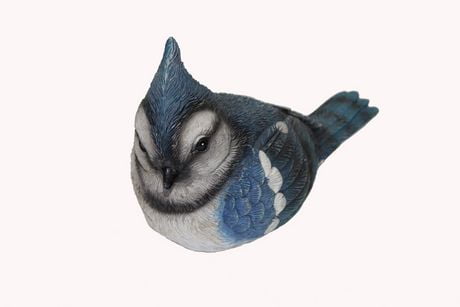 Mainstays Blue Jay Fat Bird Statue | Walmart Canada