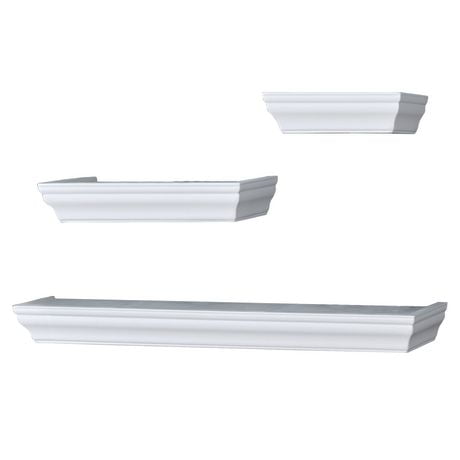 Click here for Hometrends 3-Piece White Wall Ledge Set White prices