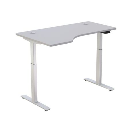 Hi5 Electric Height Adjustable Left Handed Standing Desks (55"x33"/140 ...