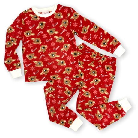 Rudolph, the Red Nosed Reindeer Girl's 2 Piece Pyjama Set. Includes ...