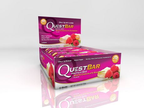 Quest White Chocolate Raspberry Protein Bar-12 Bars | Walmart Canada