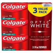 Colgate Optic White Advanced Teeth Whitening Toothpaste, Icy Fresh - 73 ...